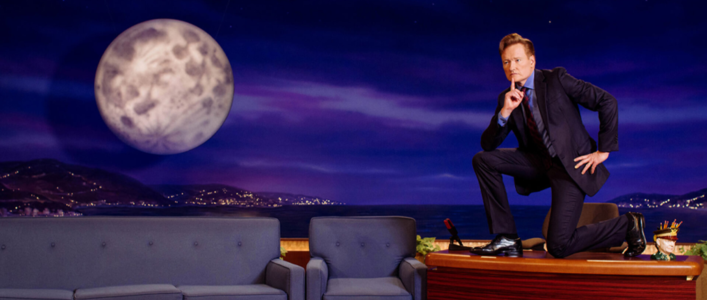 Conan O’Brien and His PHI-Powered Glowing Moon